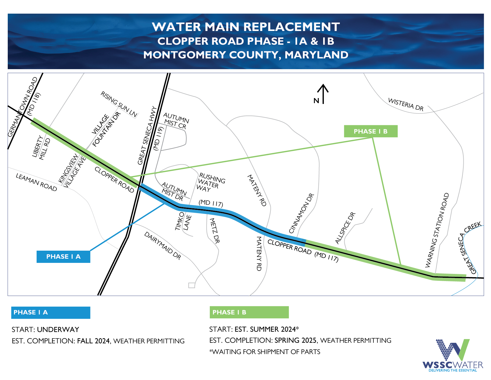 Clopper Road Project | WSSC Water